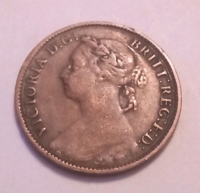 1884 GREAT BRITAIN Farthing KM# Queen Victoria rare England British ...