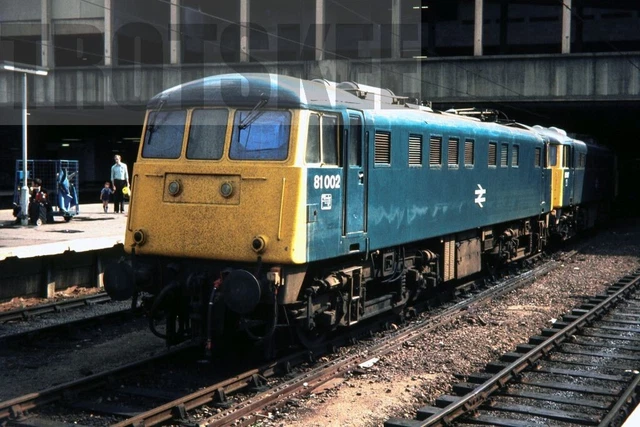 35MM SLIDE BR British Railways Electric Loco Class 81 81002 c1981 ...