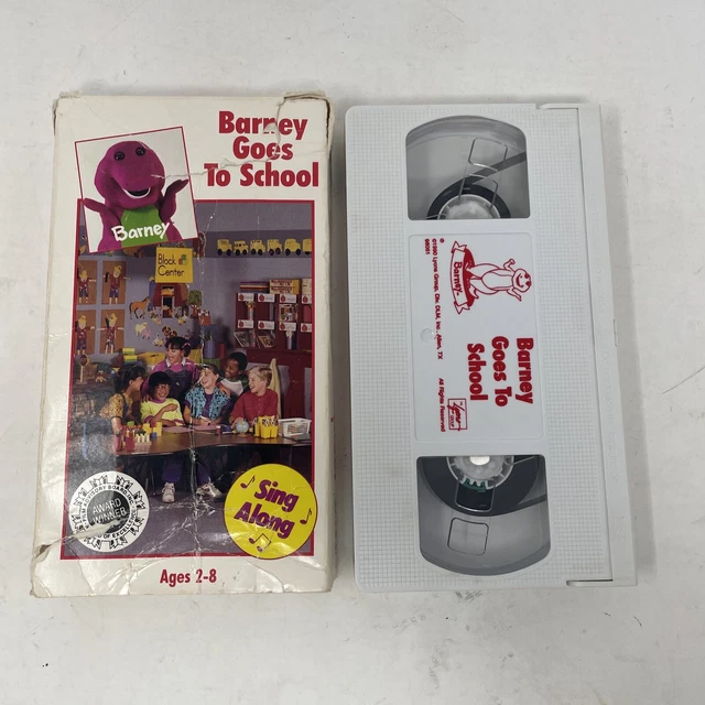 BARNEY & BACKYARD Gang Goes To School VHS Video Tape 1990 Lyons Sing ...