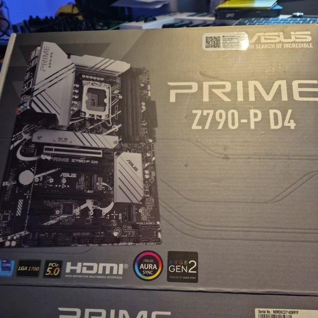 ASUS PRIME Z790-P D4 LGA1700 ATX Motherboard (90MB1CV0M0EAY0) £146.30 ...