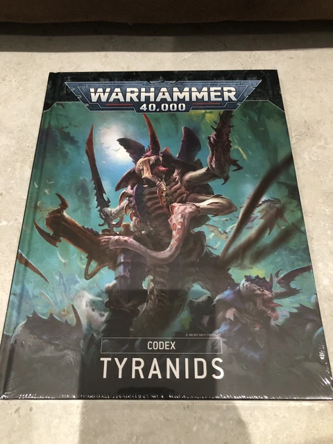 TYRANIDS CODEX GAMES Workshop Warhammer 40K rules xenos - New/sealed £24.99 - PicClick UK