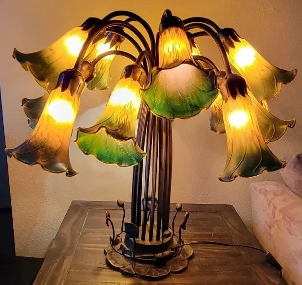 Meyda Dale Tiffany Style Pond Lily Flower Glass | Best Flower Site