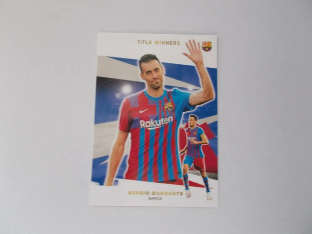TOPPS FOOTBALL: BARCELONA "SERGIO BUSQUETS" #43 Trading Card 2021 EUR 1 ...