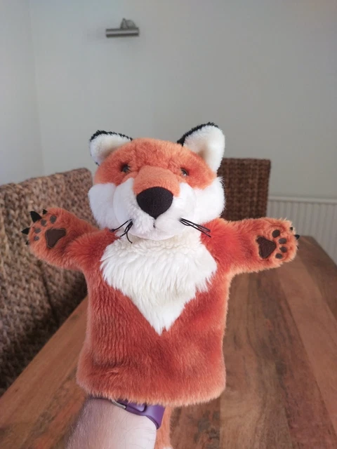THE PUPPET COMPANY Hand Puppet, Fox Wildlife Animal Toy Plush Great ...