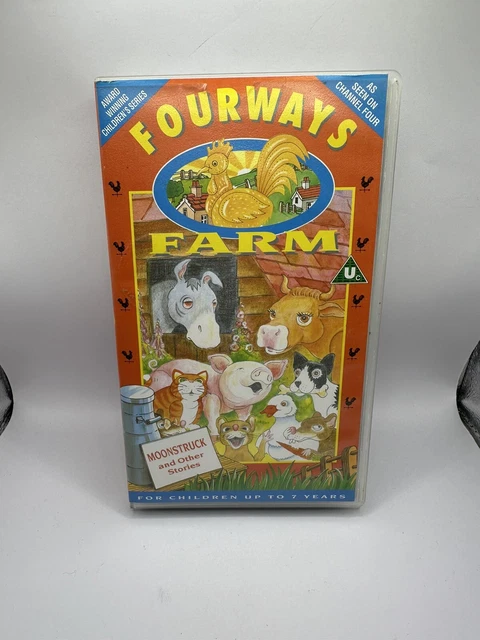 FOURWAYS FARM MOONSTRUCK and Other Stories VHS Video Tape Kids Club KC ...