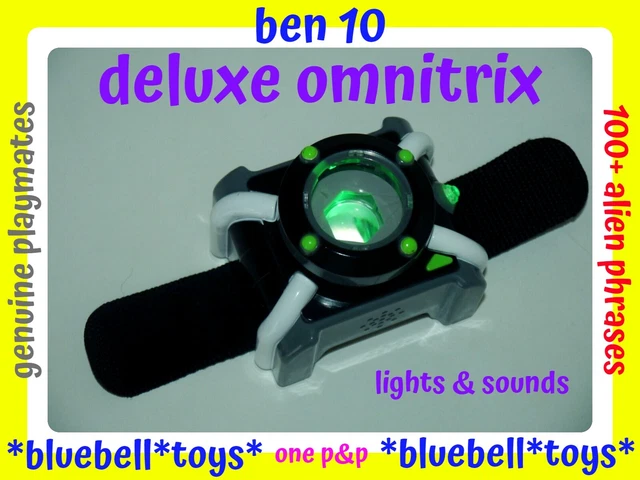 BEN 10 BEN Ten DELUXE OMNITRIX 100+ Alien Phrases & Sounds Playmates £ ...