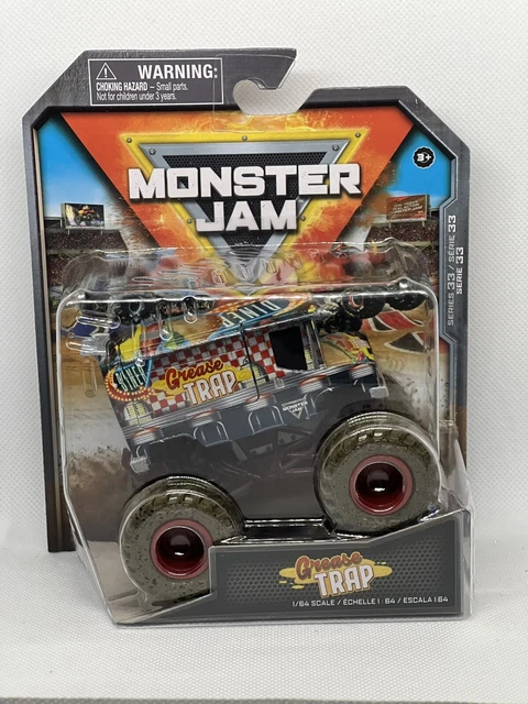 MONSTER JAM GREASE Trap Series 33 HTF NEUF CHASSE EUR 9,46 - PicClick FR