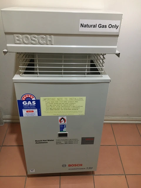BOSCH EXTERNAL HYDROPOWER 13H -Hot Water System-Natural Gas. $850.00 ...
