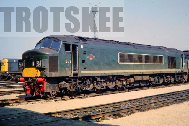 35MM SLIDE BR British Railways Diesel Loco Class 45 D73 Toton 1967 ...