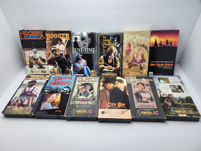 FEATURED FILMS FOR Families Twelve VHS Tapes Tested Cleaned Ready to ...