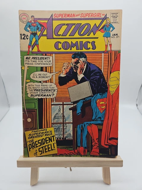 ACTION COMICS #371: Vol.1, DC Comics, Neal Adams, Silver Age (1969) EUR ...
