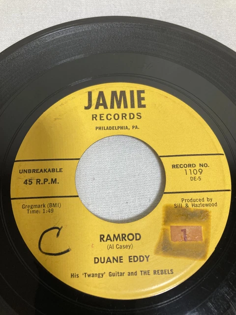 DUANE EDDY - Ramrod/The Walker - disque vinyle 45 tours 7" single EUR 3,97 - PicClick FR