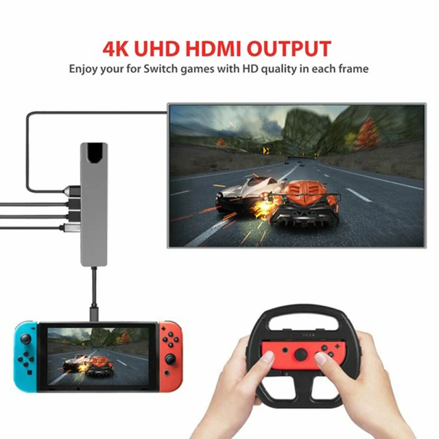 TYPE-C TO +RJ45 6-in-1 Dock USBHUB Notebook Converter TDM £16.76 ...