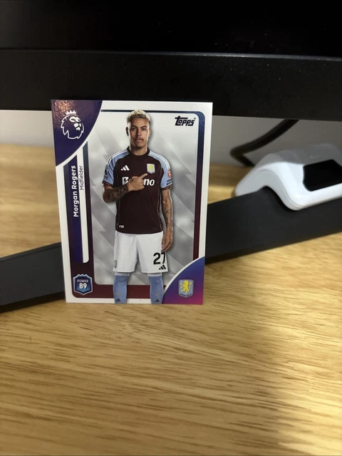 MORGAN ROGERS TOPPS Premier League 2025/2026 Topps 25/26 Aston Villa ...