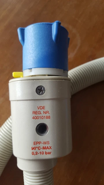 WASHING MACHINE INLET Hose VDE Reg.Nr.40010188 EUR 4,46 - PicClick FR