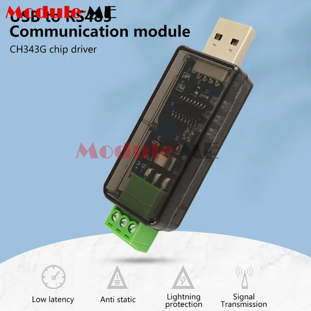 USB TO RS485 Communication Module Adapter CH343G Chip Driver Converter ...