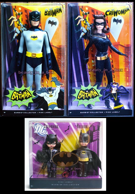 CATWOMAN BATMAN BARBIE Ken Doll Tommy Kelly Super Hero Lot 4 Pop ...