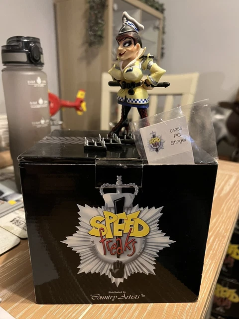 COUNTRY ARTISTS SPEED Freaks "PC Stinger” Police Woman Figure Man Cave ...