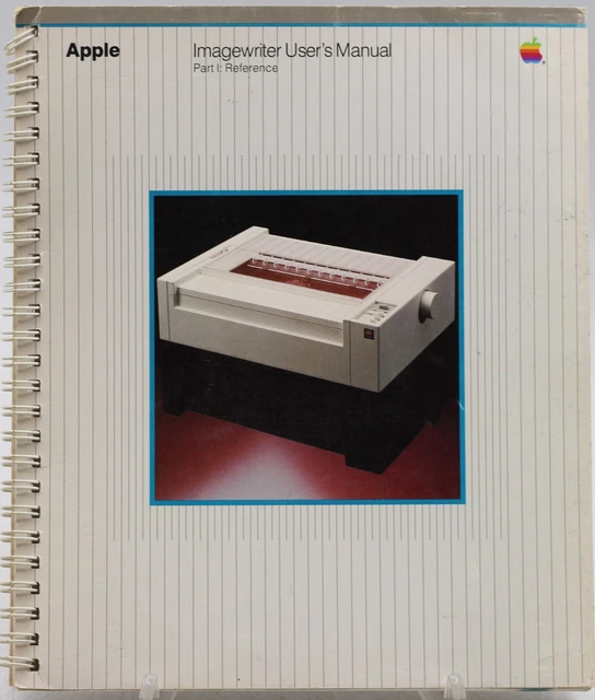 MANUALE GUIDA APPLE macintosh imagewriter user's manual part I pc ...