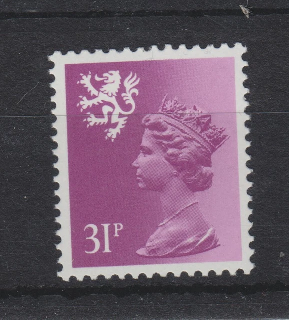 GB SG S51EA MNH MINT Scotland 31p Purple Type II Regional Machin ...