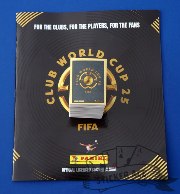 PANINI, 2025 FIFA Club World Cup, complete stickers set 550 + pack **NO ...