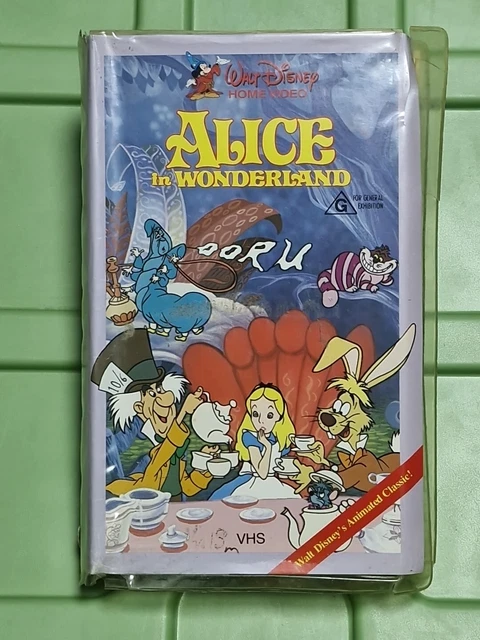 ALICE IN WONDERLAND Clamshell Vhs Watched Works Great EUR 10,87 ...