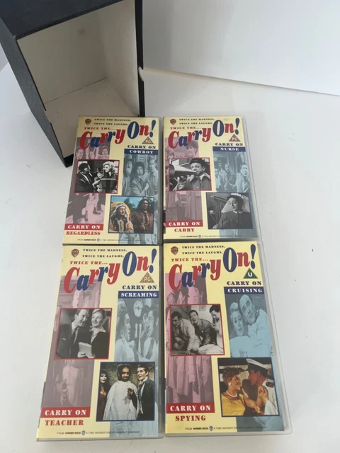 CARRY ON FILM Collection vhs tape bundle The Collectors Edition VCR ...