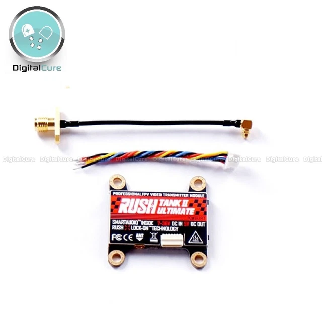 RUSHFPV RUSH TANK II Ultimate V2 5.8GHz FPV VTX TBS Smart Audio MMCX ...