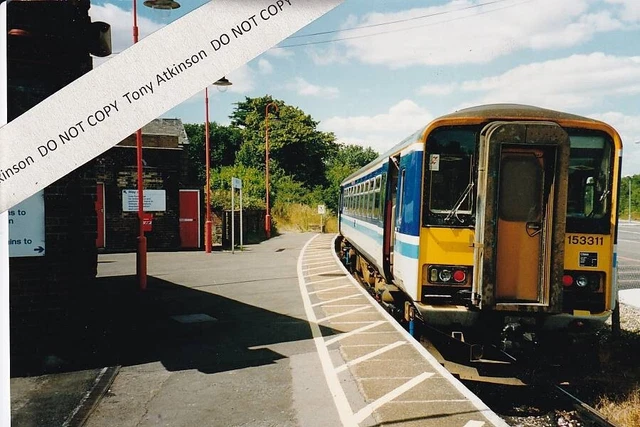 MARKS TEY RAILWAY Station - 1995 View With Sudbury Train - Photo Print ...