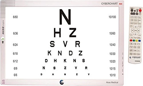 SNELLEN LED VISUAL Acuity Chart 22 led Display with Remote Control £917 ...