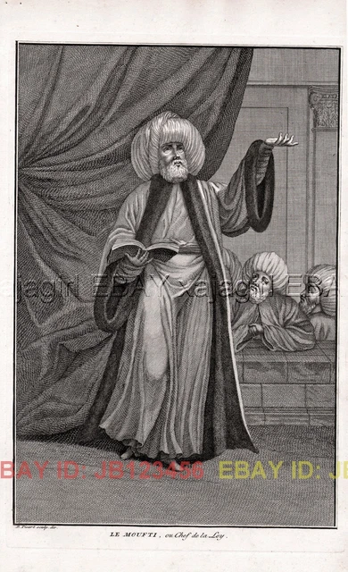 RELIGION SUNNI ISLAM Mufti Scholar of Islamic Law Antique 1730s Copper ...