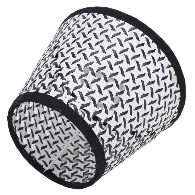 ABAT-JOUR EN FAUX Rotin Tressé E27 E14 Abat-jour Décoratif En PE Avec ...