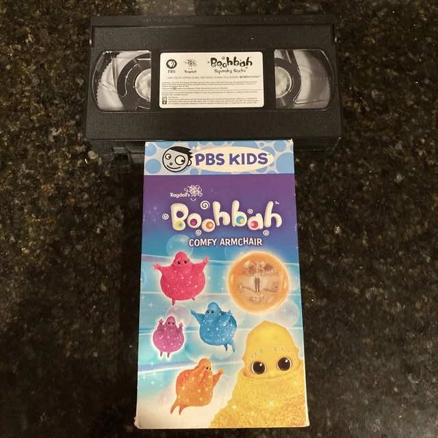PBS KIDS LOT of 2 Ragdoll's Boohbah VHS Tapes Comfy Armchair + Squeaky ...