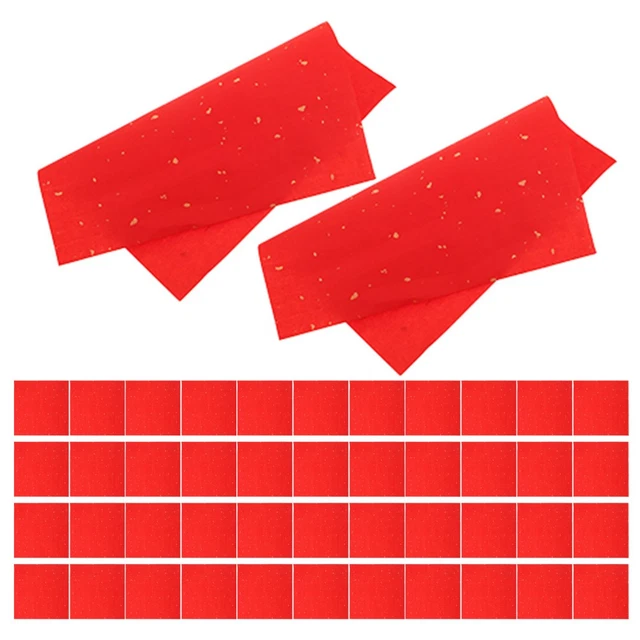 80 SHEETS RED Calligraphy Practice Paper Chinese Character Writing $25. ...