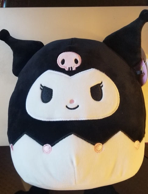 SQUISHMALLOW 8& KUROMI Soft Sanrio Hello Kitty Rabbit Black Hood Plush ...