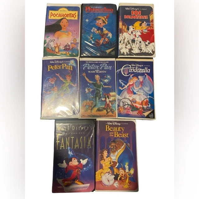 WALT DISNEY VHS Videos Black Diamond Classic_Bundle of 8 Videos £139.63 ...