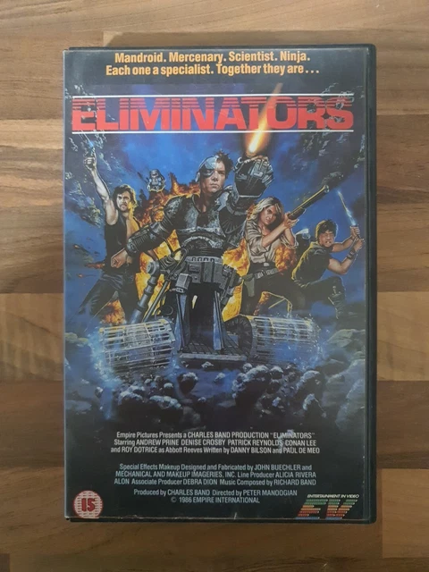 ELIMINATORS VHS VIDEO Tape £20.00 - PicClick UK