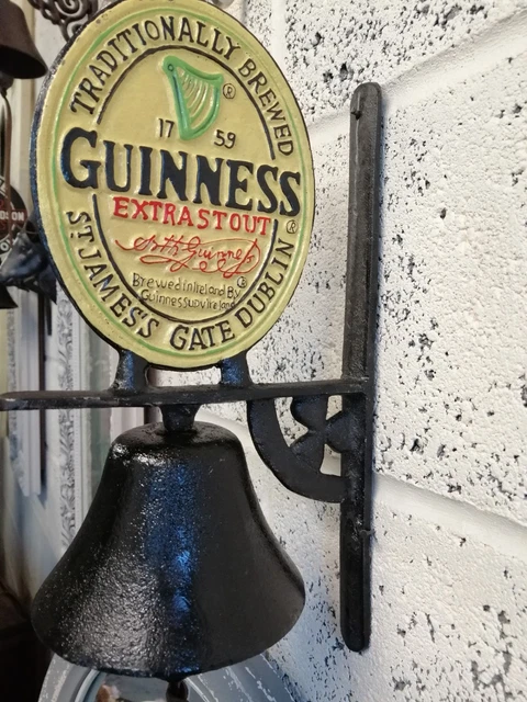GUINNESS CAST IRON Dublin Signature Bar BELL £47.50 - PicClick UK