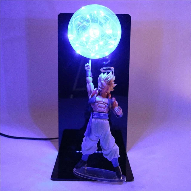 DRAGON BALL SUPER Saiyan Son Goku +Vegeta form Gogeta Figure Statue LED ...