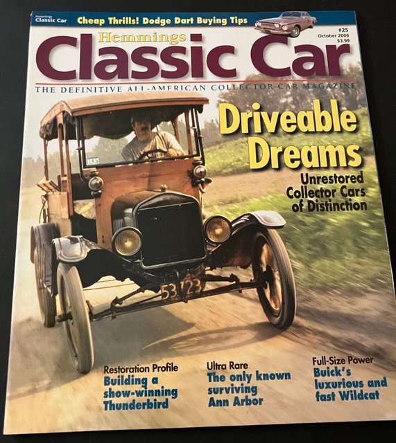 HEMMINGS CLASSIC CAR Magazine Vol 3 Issue 1 - Ford Thunderbird, Dodge ...