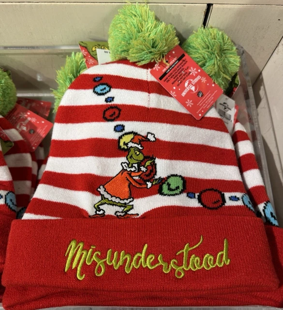 THE GRINCH MISUNDERSTOOD Beanie Hat Universal Studios 2025 Grinchmas ...
