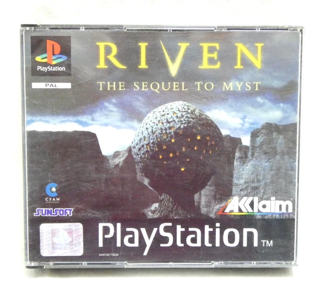 RIVEN THE SEQUEL To Myst Playstation 1 Jeu Console Ps1 Complet Notice ...