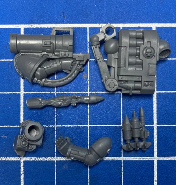 SPACE MARINE DEVASTATOR Squad Sergeant Torso Armour x2 Warhammer 40k ...