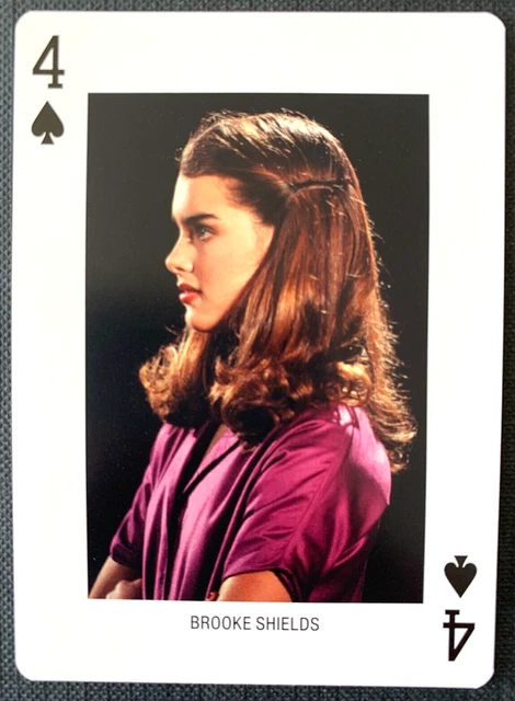 US ICON MOVIE Star Brooke Shields, Rare Trading "Rookie" Card Collector ...
