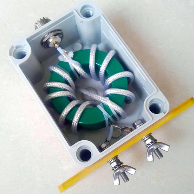 1:1 ANTENNE À ondes courtes Balun 2-50 MHz fréquence antennes à ondes ...