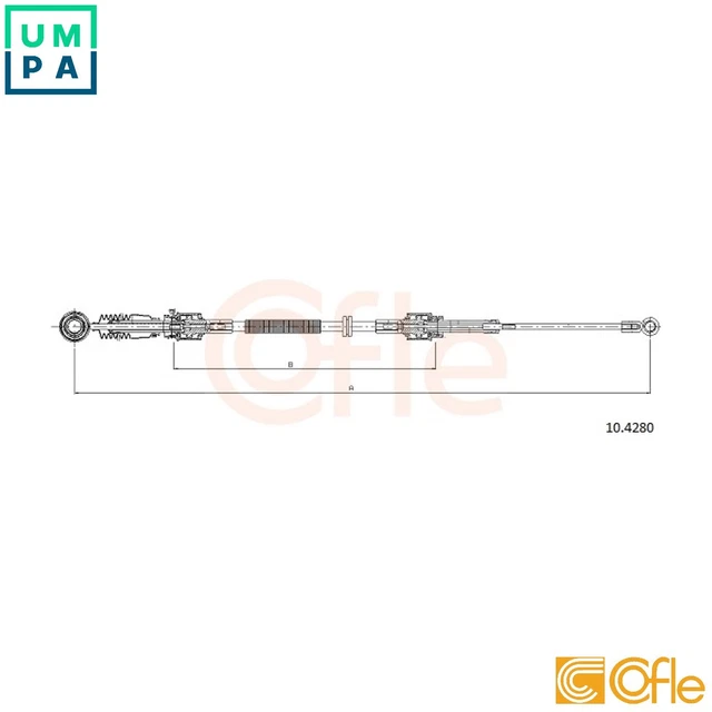 CABLE PULL MANUAL TRANSMISSION 10.4280 FOR MINI W17 D14 /1ND 1.4L 4cyl ...