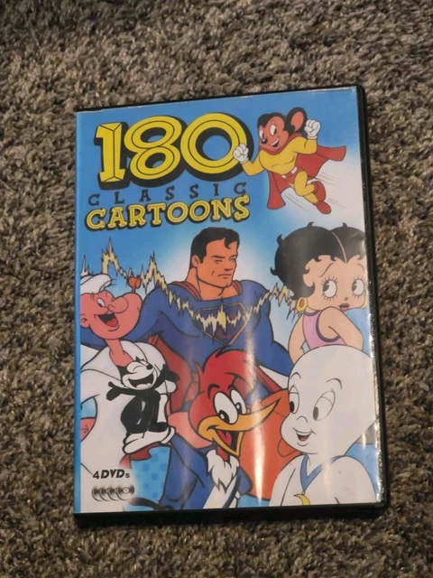 180 CARTOONS (DVD, 2008, 4-Disc Set) £5.94 - PicClick UK