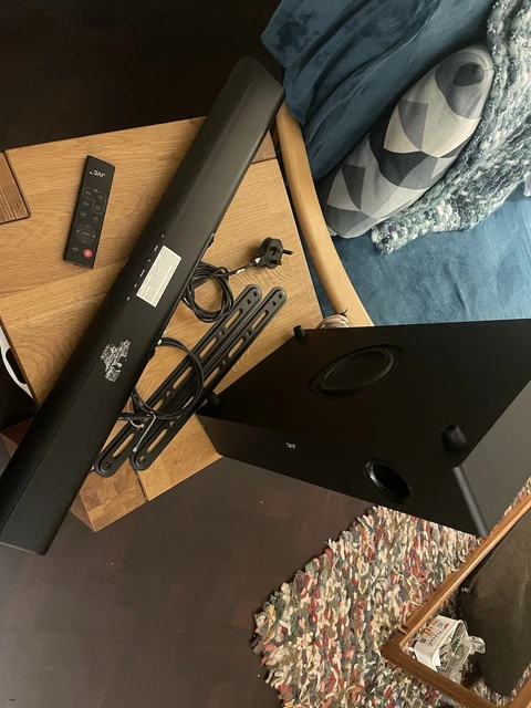 JVC 2.1 CHANNEL Soundbar Wired Subwoofer Th-d337b Sound Bar Sub ...