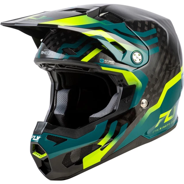FLY RACING 2026 Youth Formula S Carbon Helmet - Byte - Black Carbon ...