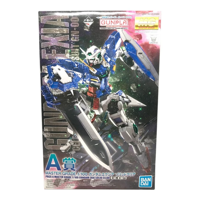 BANDAI GUNPLA Master Grade 1/100 Gundam Exia Solid Clear Ichiban Kuji ...